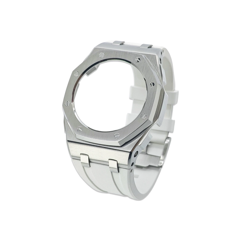 GMAS2100 Casioak MINI Curve Offshore for Thin Wrists Silver