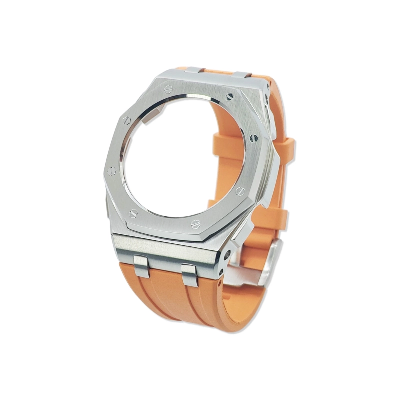 GMAS2100 Casioak MINI Curve Offshore for Thin Wrists Silver
