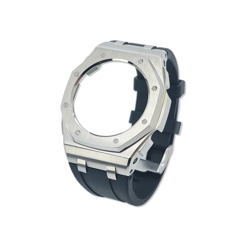 GMAS2100 Casioak MINI Curve Offshore for Thin Wrists Silver