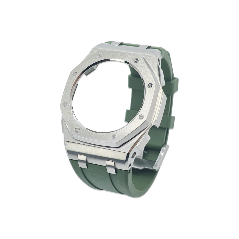 GMAS2100 Casioak MINI Curve Offshore for Thin Wrists Silver