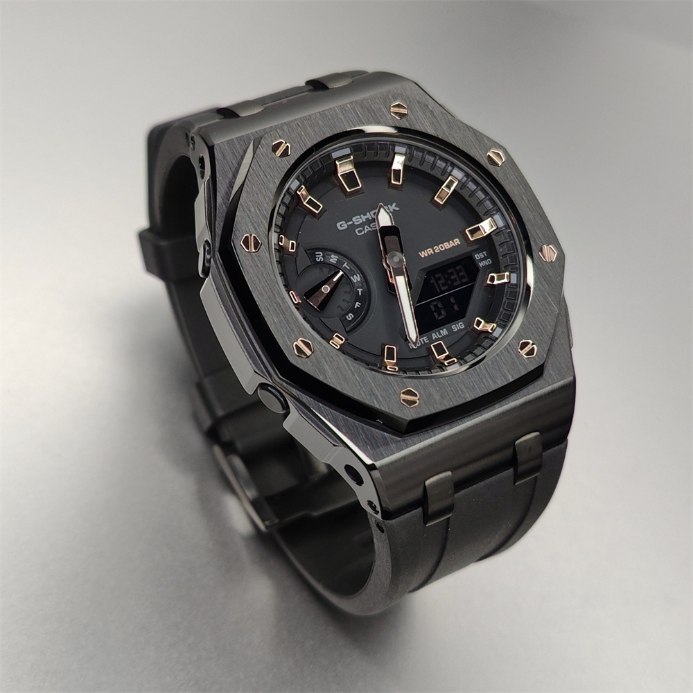 GMAS2100 Casioak MINI Curve Offshore for Thin Wrists Black