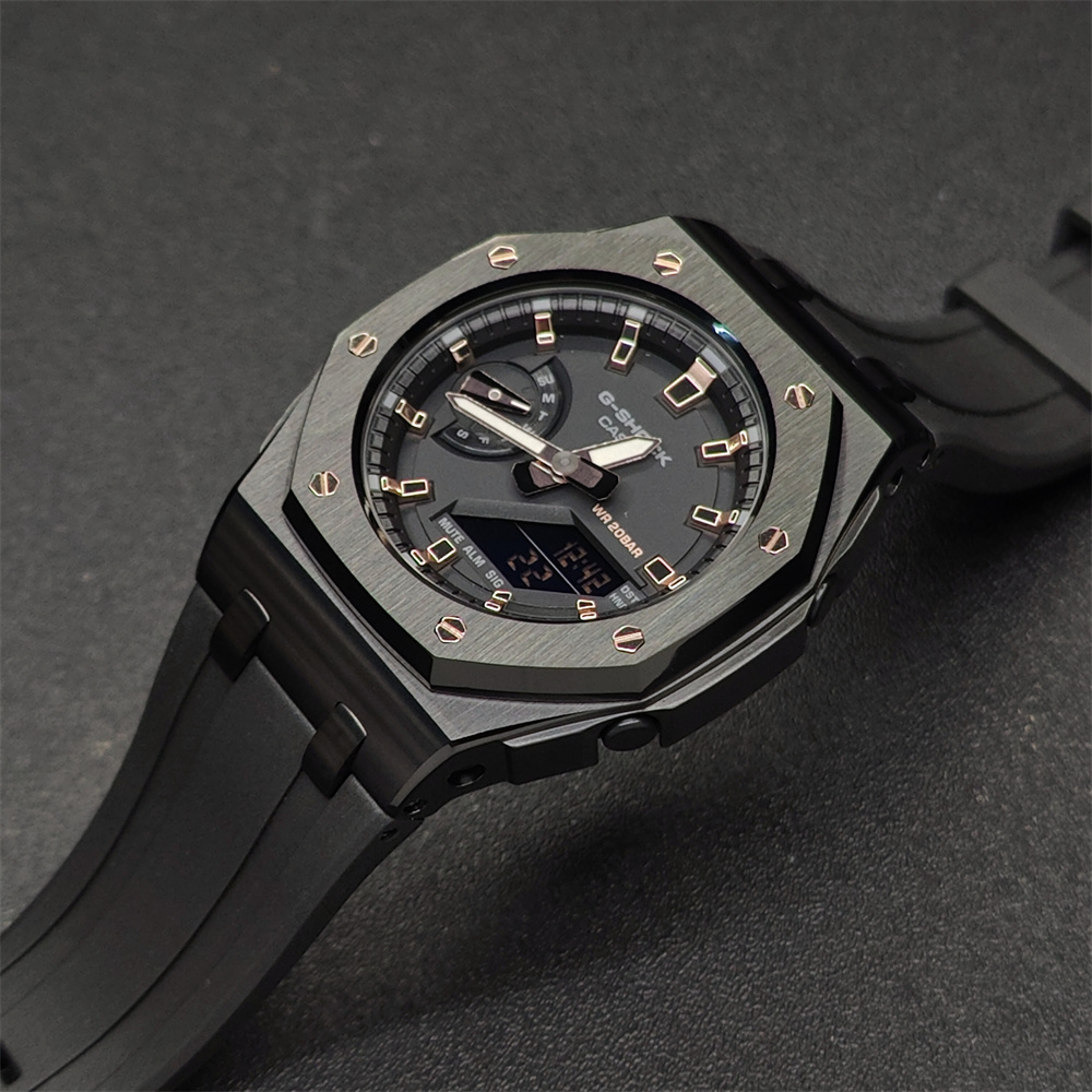 GMAS2100 Casioak MINI Curve Offshore for Thin Wrists Black