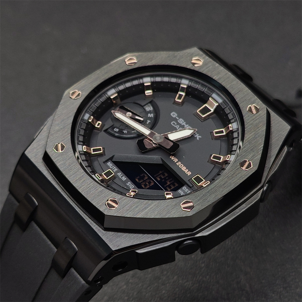 GMAS2100 Casioak MINI Curve Offshore for Thin Wrists Black