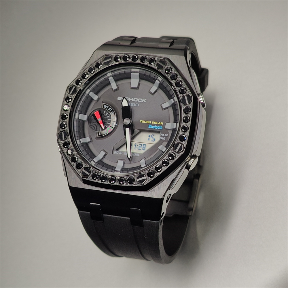 GA2100 Casioak Offshore Curve Black Diamond Series