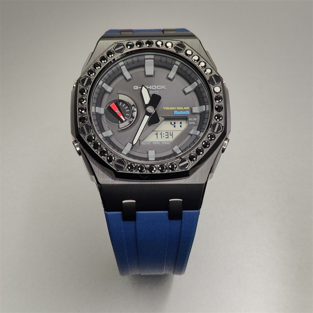 GA2100 Casioak Offshore Curve Black Diamond Series