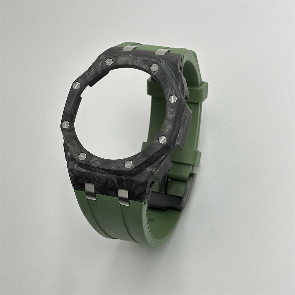 CasiOak Carbon Fiber Bezel Kit - Transform Your GA2100 Watch