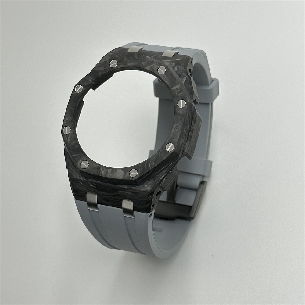 CasiOak Carbon Fiber Bezel Kit - Transform Your GA2100 Watch