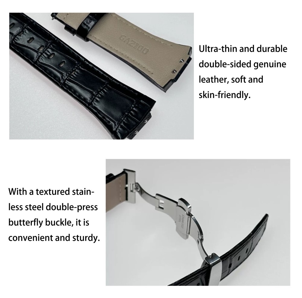 GA2100/2110/B2100 CasiOak Diamond Concept Reversible Leather Strap