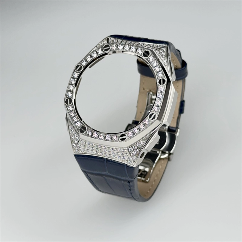 GA2100/2110/B2100 CasiOak Diamond Concept Reversible Leather Strap