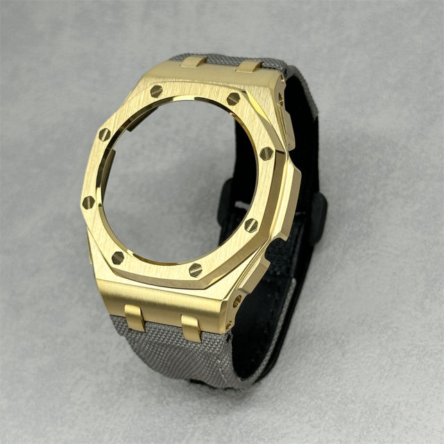 GA2100/2110/B2100 CasiOak Offshore Bezel Canvas Nylon Velcro Strap Set