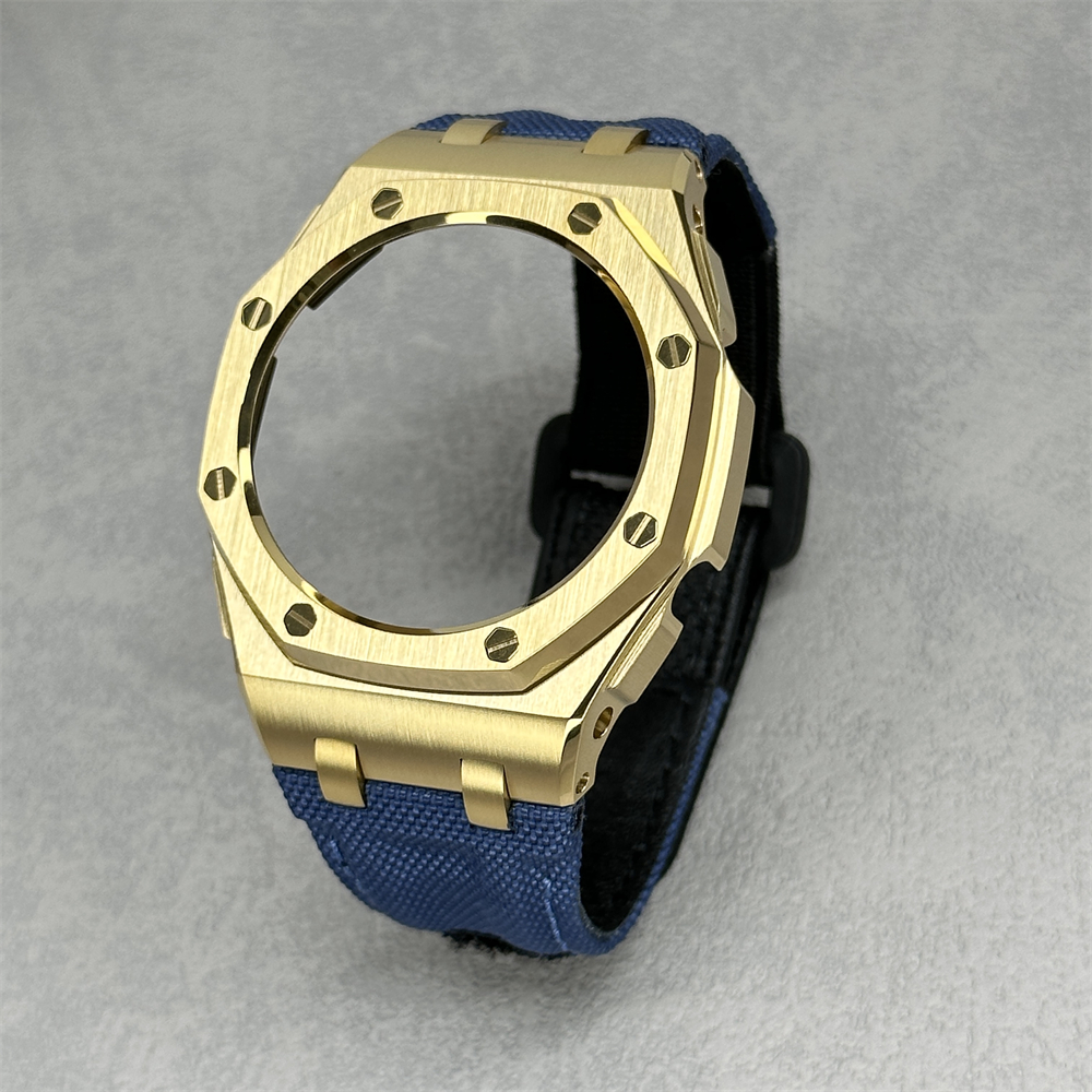 GA2100/2110/B2100 CasiOak Offshore Bezel Canvas Nylon Velcro Strap Set