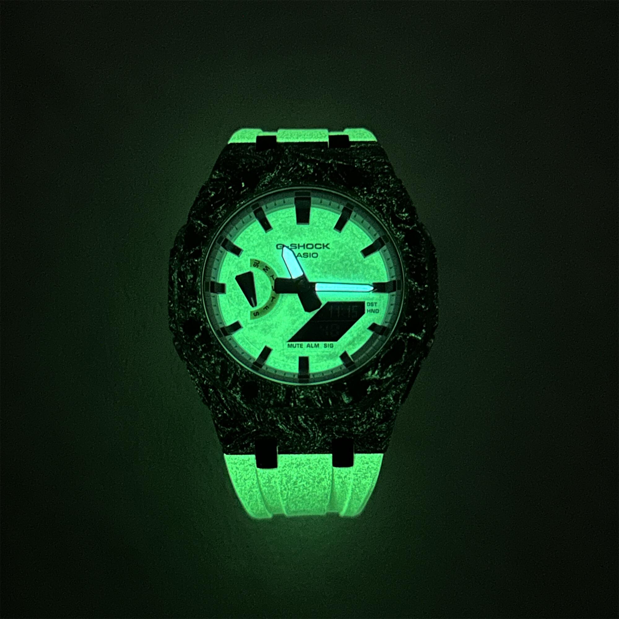 GA2100 Carbon Fiber Luminous Mod Kit | Casioak Upgrade Kit 44mm