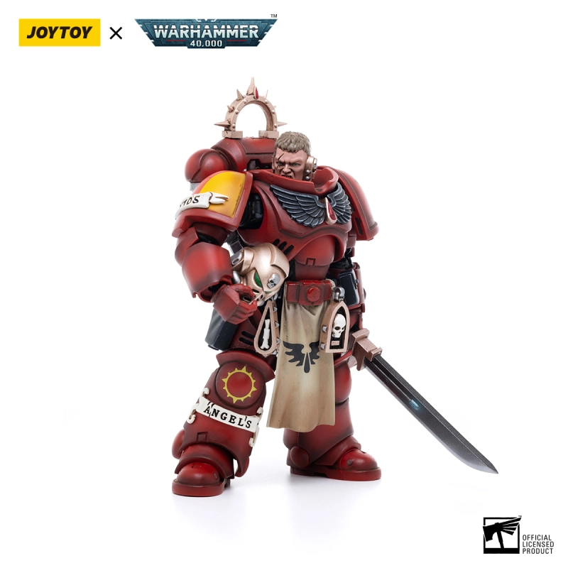 JOYTOYS Warhammer 40K Blood Angels Primaris Lieutenant Tolmeron Action ...