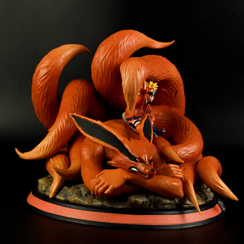 Naruto Nine Tailed Demon Fox Scenes GK Statue