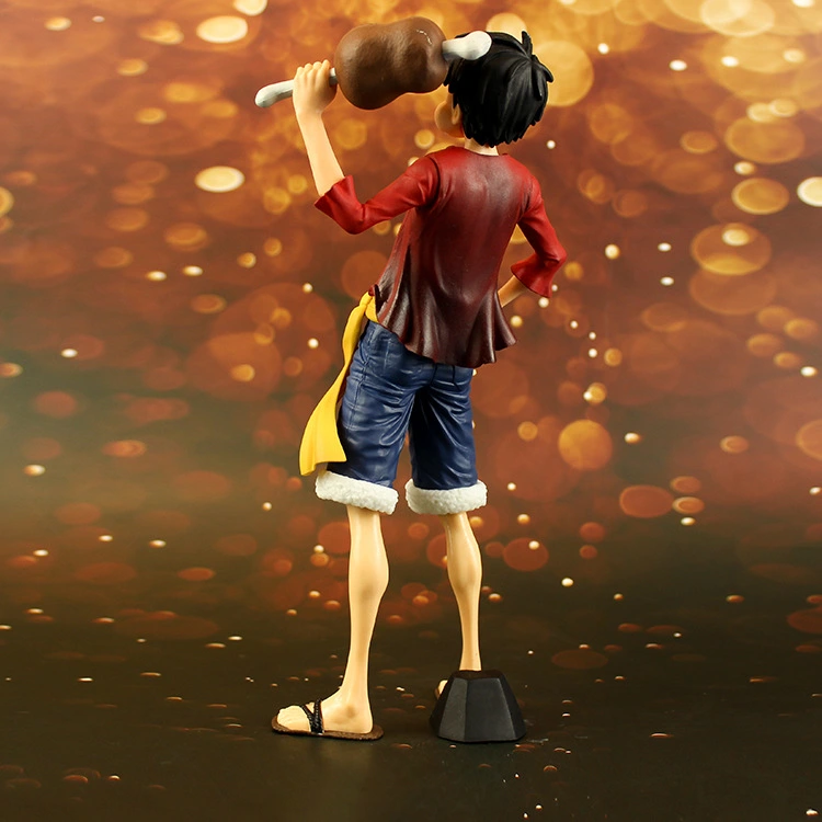 One Piece Standing Eat Meat Luffy