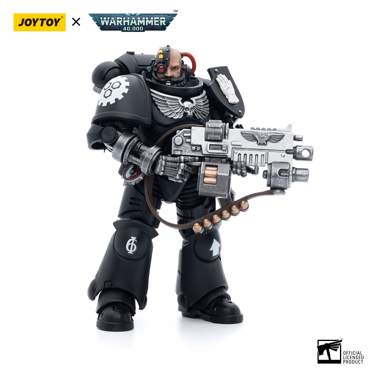JOYTOY Warhammer 40K Iron Hands Intercessors Brother Ignar Action Figure