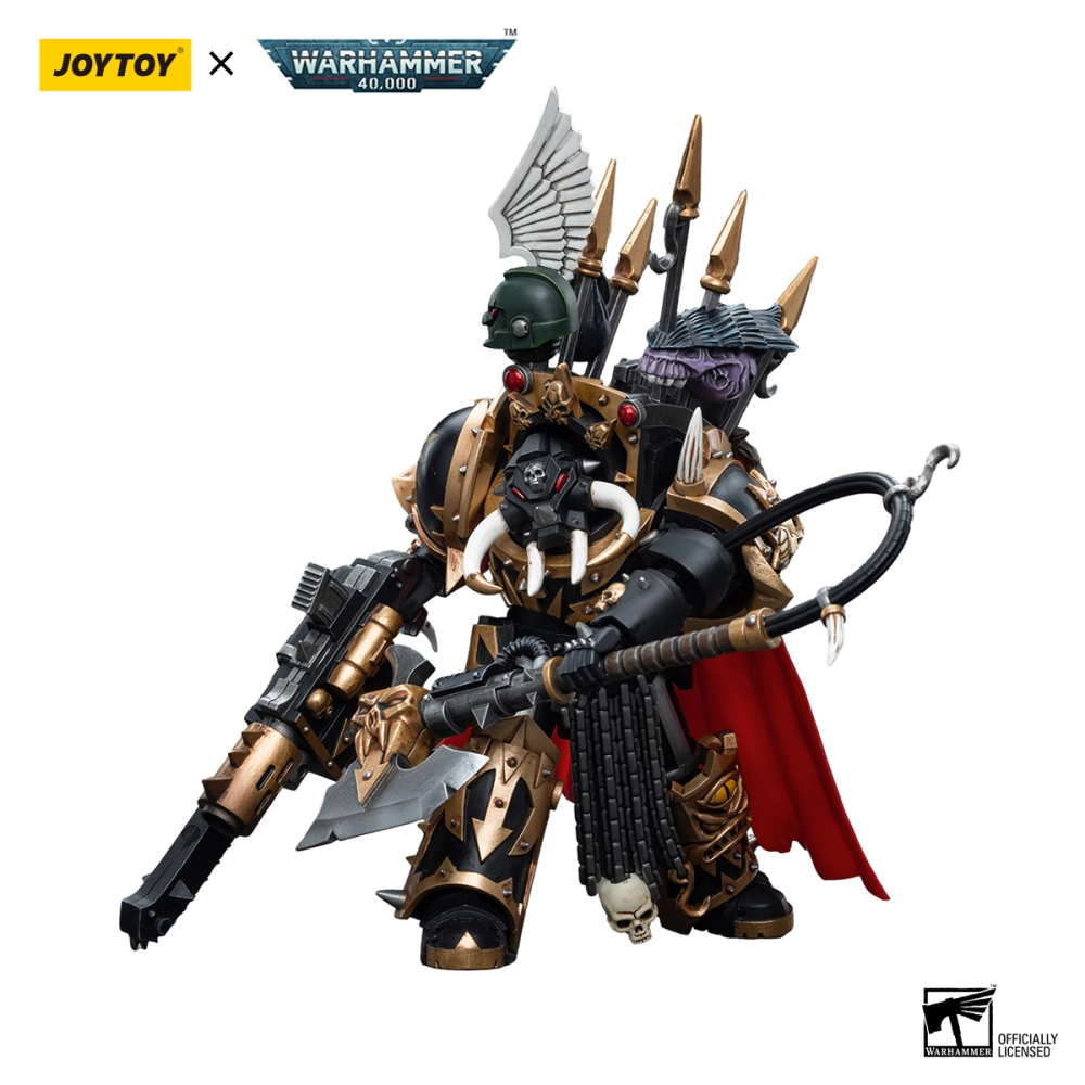 JOYTOY Warhammer 40K Chaos Space Marines Black Legion Chaos Lord in ...