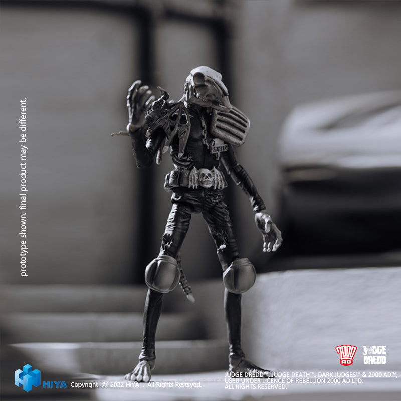 HIYA Exquisite Mini Series JUDGE DREDD Black and White Judge Mortis ...