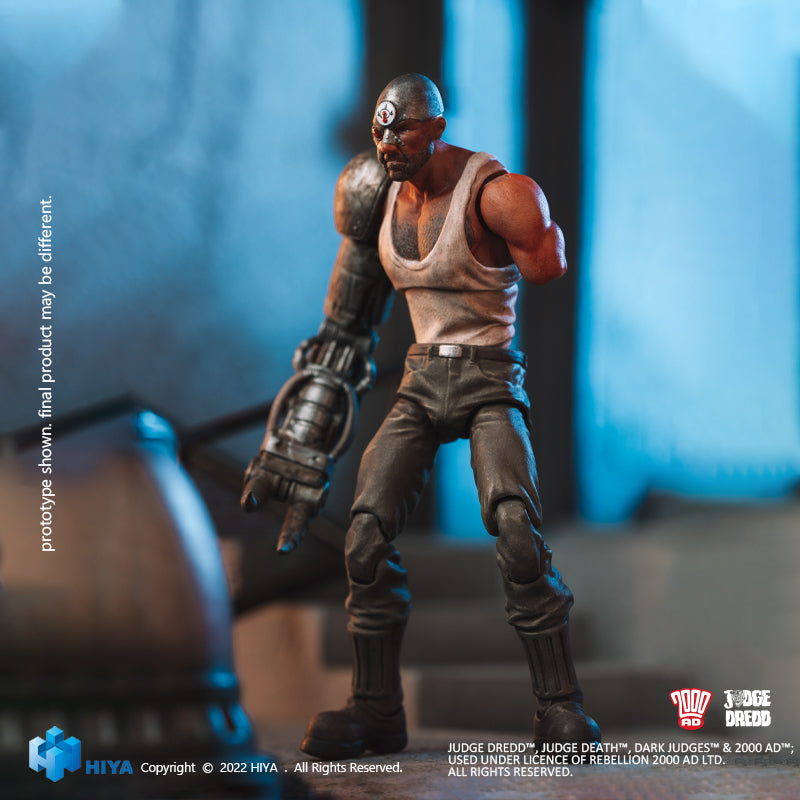 HIYA Exquisite Mini Series JUDGE DREDD Mean Machine Angel Action Figure