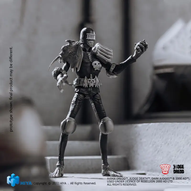 HIYA Exquisite Mini Series JUDGE DREDD Black and White Judge Death ...