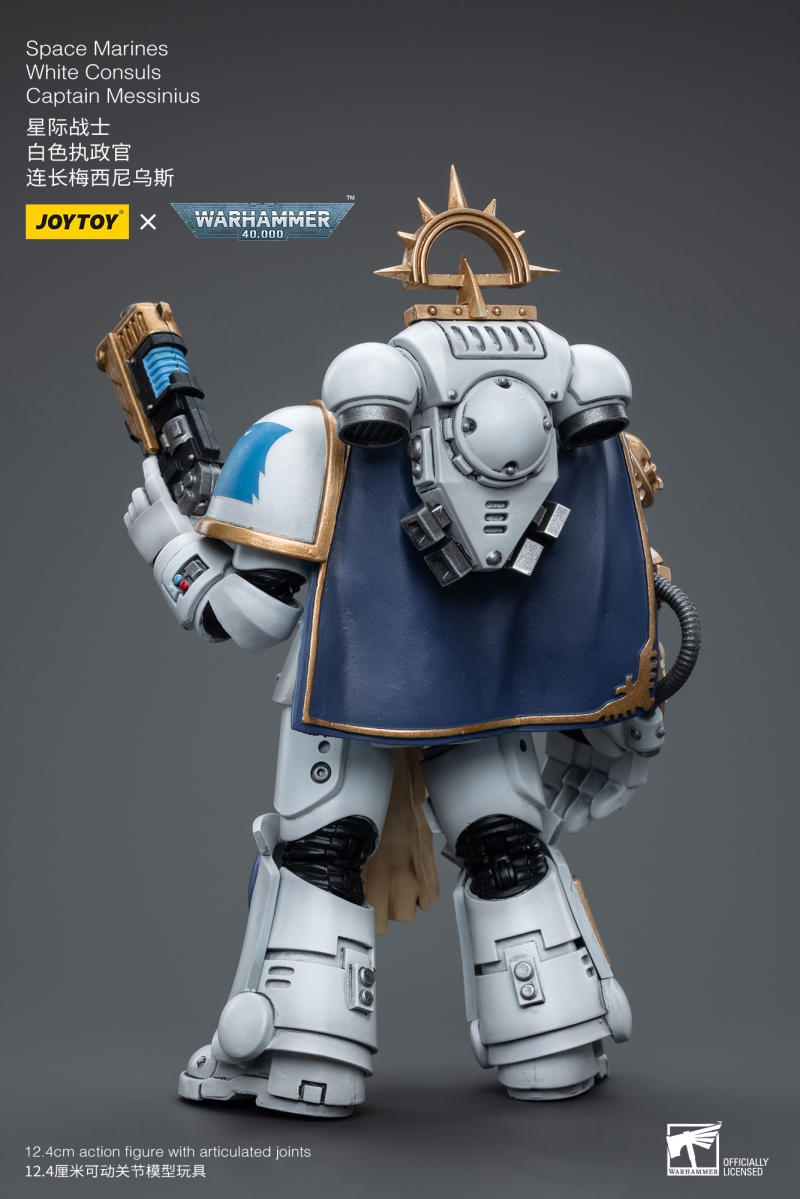 JOYTOY Warhammer 40K Space Marines White Consuls Captain Messinius ...
