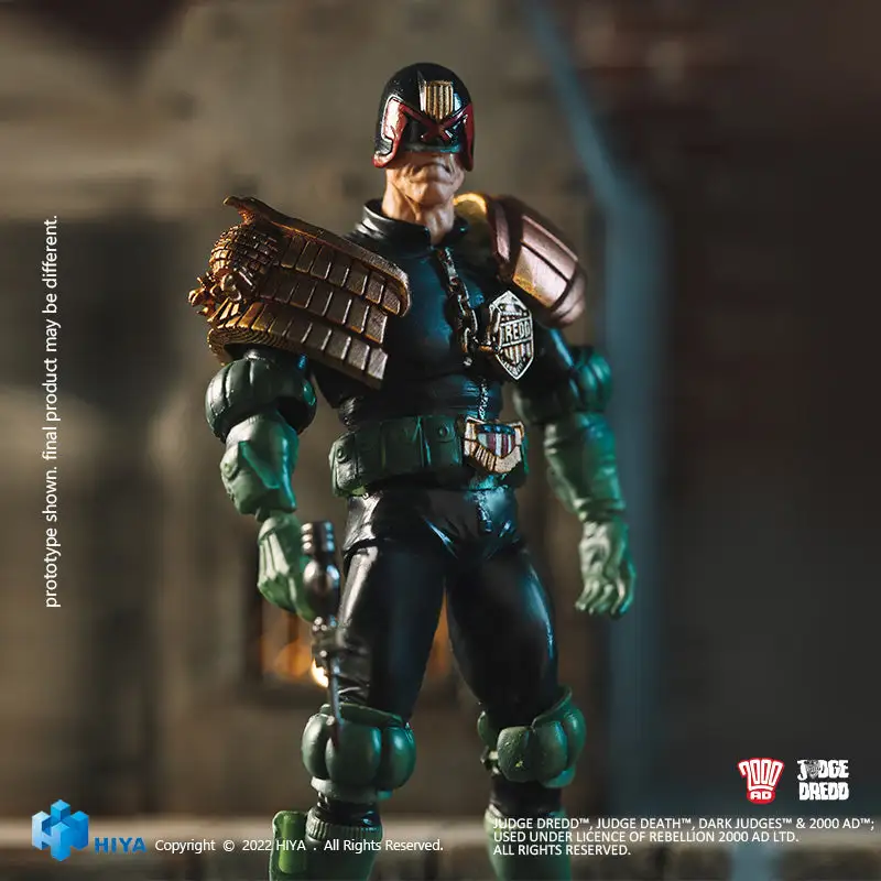 HIYA Exquisite Mini Series JUDGE DREDD Judge Dredd Action Figure