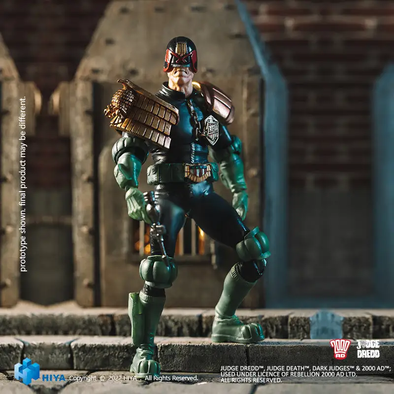 HIYA Exquisite Mini Series JUDGE DREDD Judge Dredd Action Figure