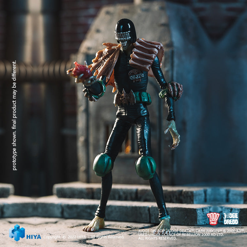 HIYA Exquisite Mini Series JUDGE DREDD Judge Death Action Figure