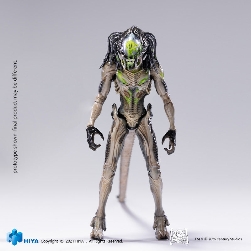 HIYA Exquisite Mini Series AVPR Battle Damage Predalien Action Figure