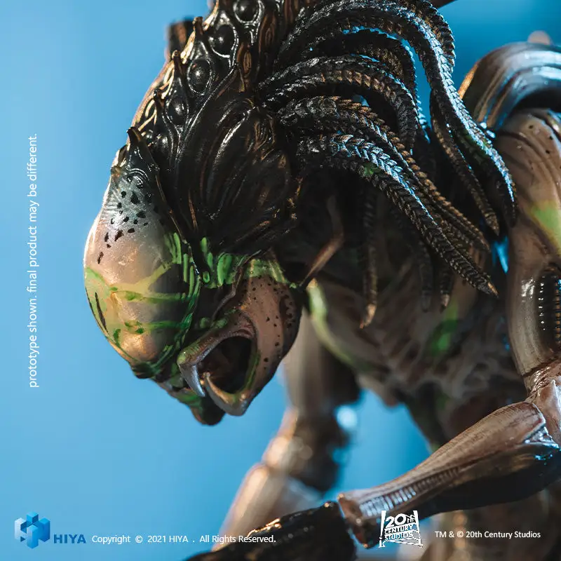 HIYA Exquisite Mini Series AVPR Battle Damage Predalien Action Figure