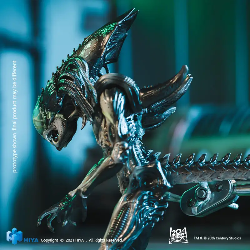 HIYA Exquisite Mini Series AVPR Battle Damage Predalien Action Figure