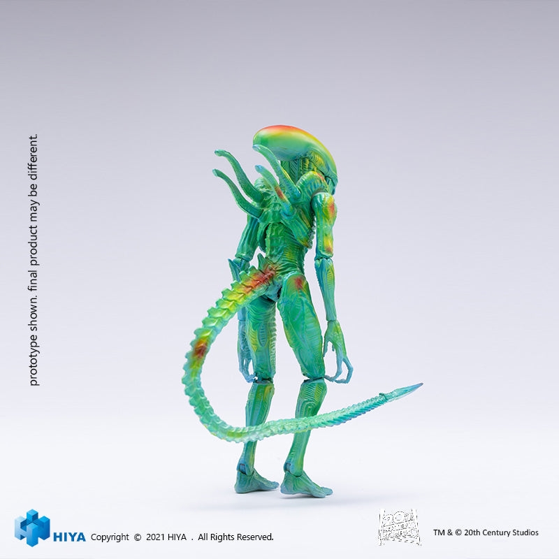 HIYA Exquisite Mini Series AVP Thermal Vision Alien Warrior Action Figure