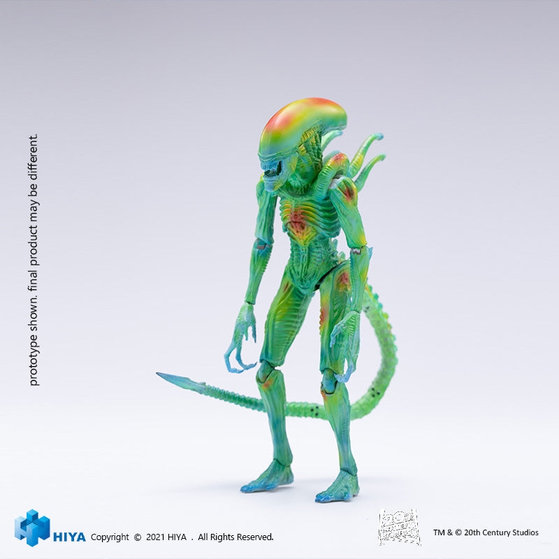 HIYA Exquisite Mini Series AVP Thermal Vision Alien Warrior Action Figure
