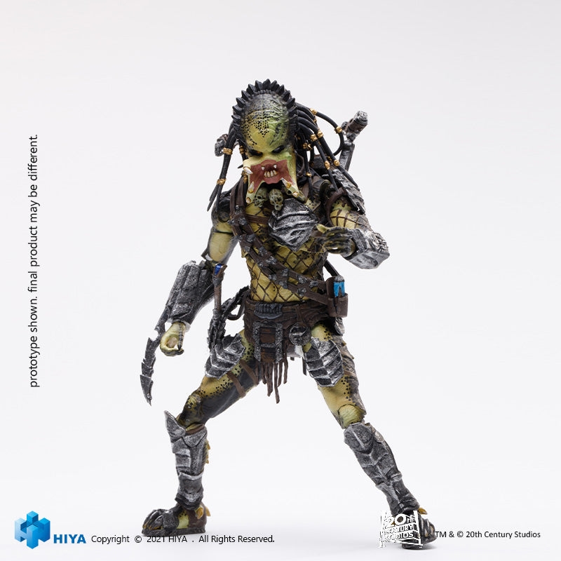 HIYA Exquisite Mini Series AVP2 Unmasked Wolf Predator Action Figure