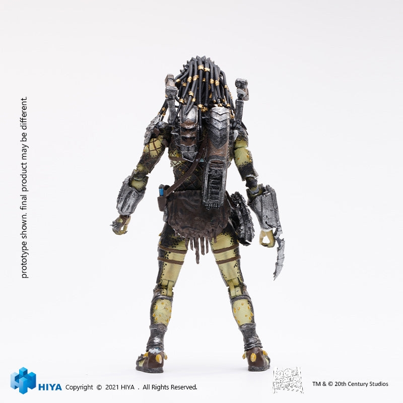 HIYA Exquisite Mini Series AVP2 Unmasked Wolf Predator Action Figure