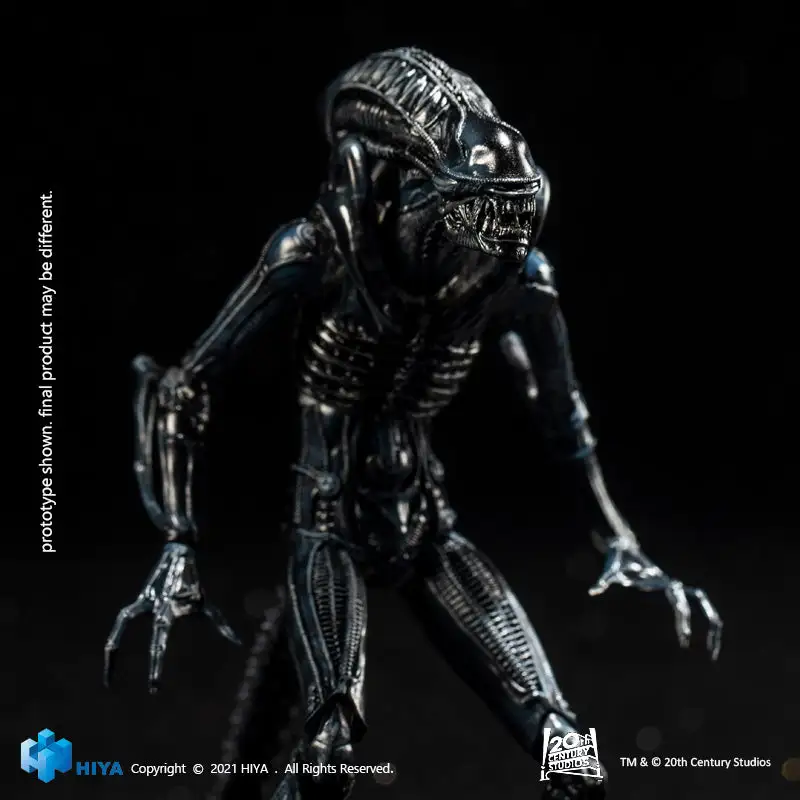 HIYA Exquisite Mini Series ALIENS Crouching Alien Warrior Action Figure
