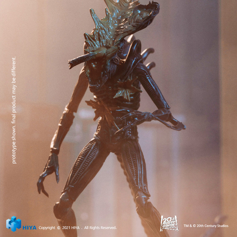 HIYA Exquisite Mini Series ALIENS Headshot Alien Warrior Action Figure