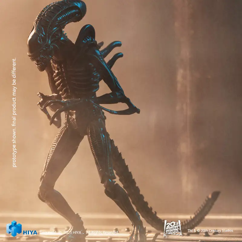 HIYA Exquisite Mini Series ALIENS Alien Warrior Brown Action Figure