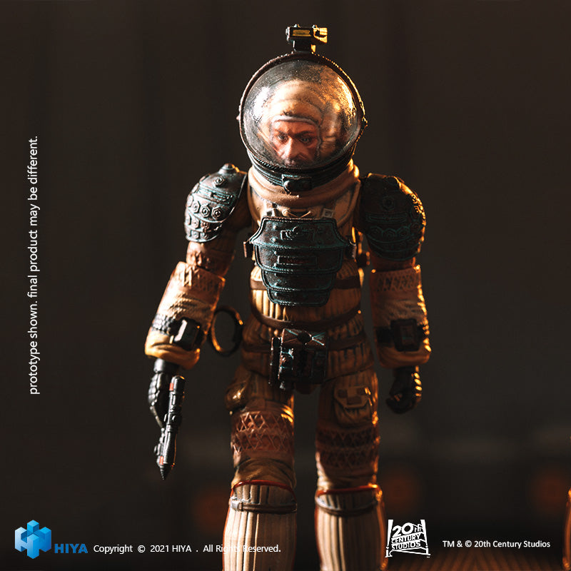 HIYA Exquisite Mini Series ALIEN Kane In Spacesuit Action Figure