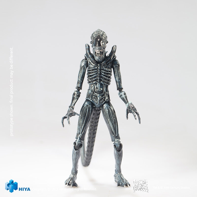 HIYA Exquisite Mini Series ALIENS Alien Warrior Blue Action Figure