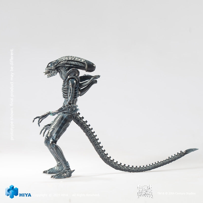 HIYA Exquisite Mini Series ALIENS Alien Warrior Blue Action Figure