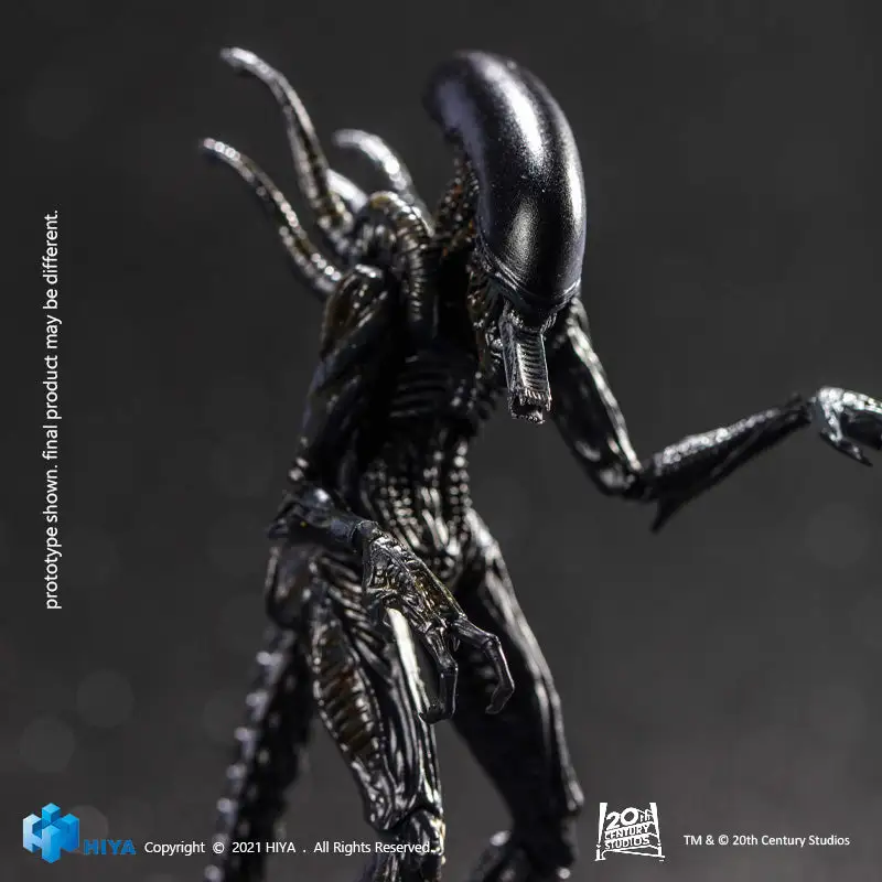 HIYA Exquisite Mini Series AVP Alien Warrior Action Figure