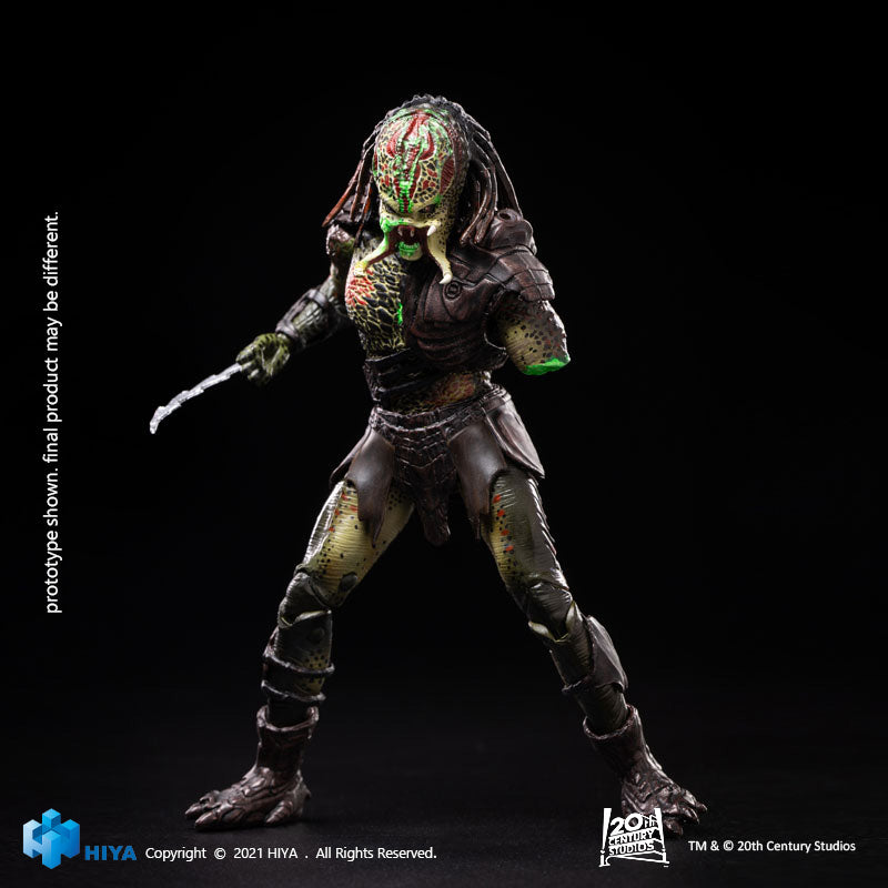 HIYA Exquisite Mini Series PREDATORS battle damage Berserker Predator ...