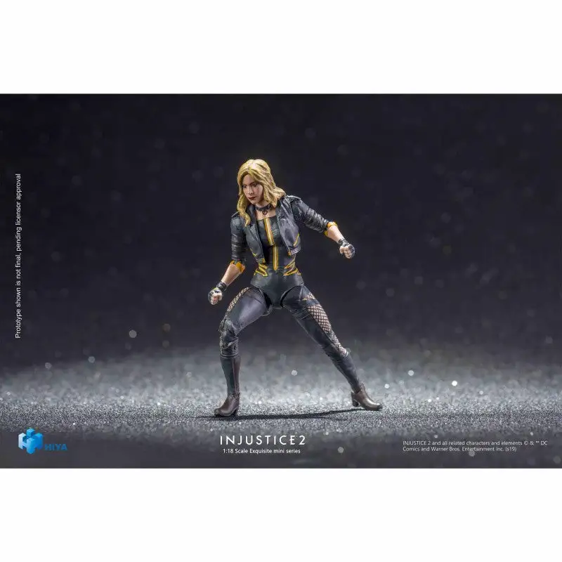HIYA Exquisite Mini Series INJUSTICE 2 Black Canary Action Figure