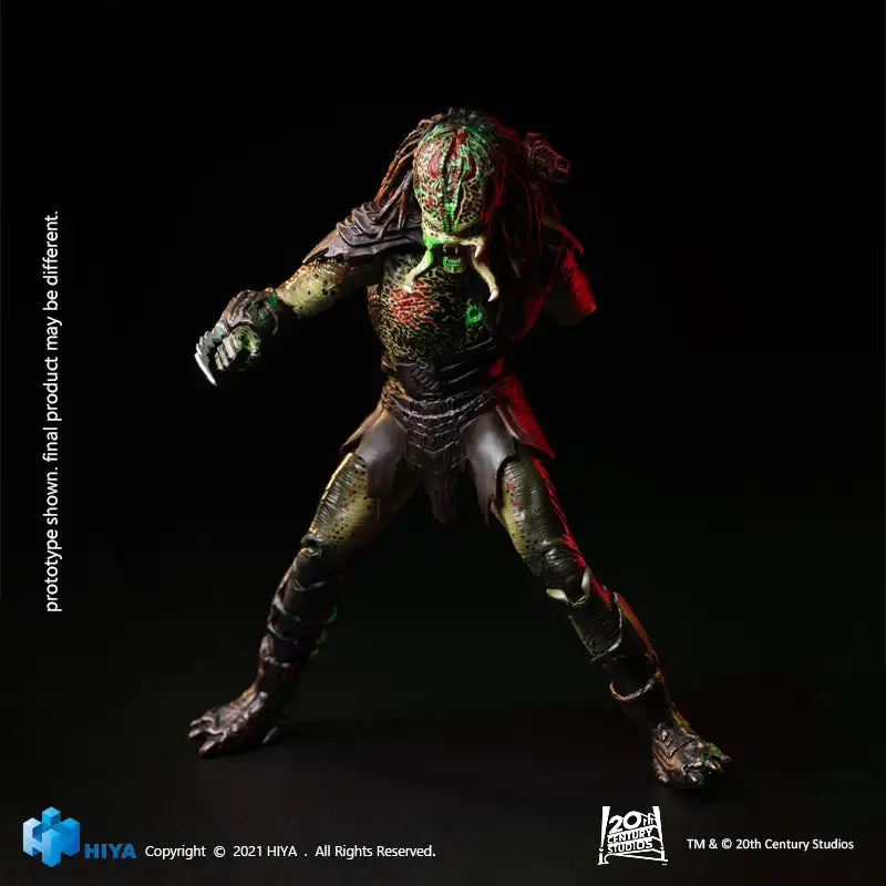 HIYA Exquisite Mini Series PREDATORS battle damage Berserker Predator ...