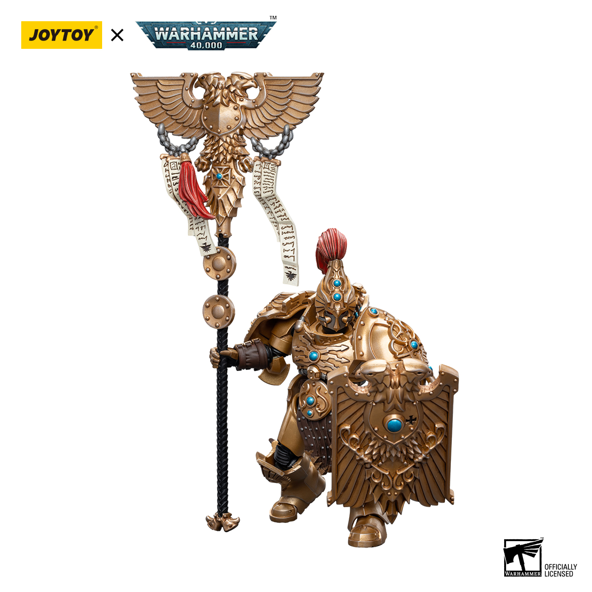 JOYTOY Warhammer 40K Adeptus Custodes Vexilus Praetor action figure