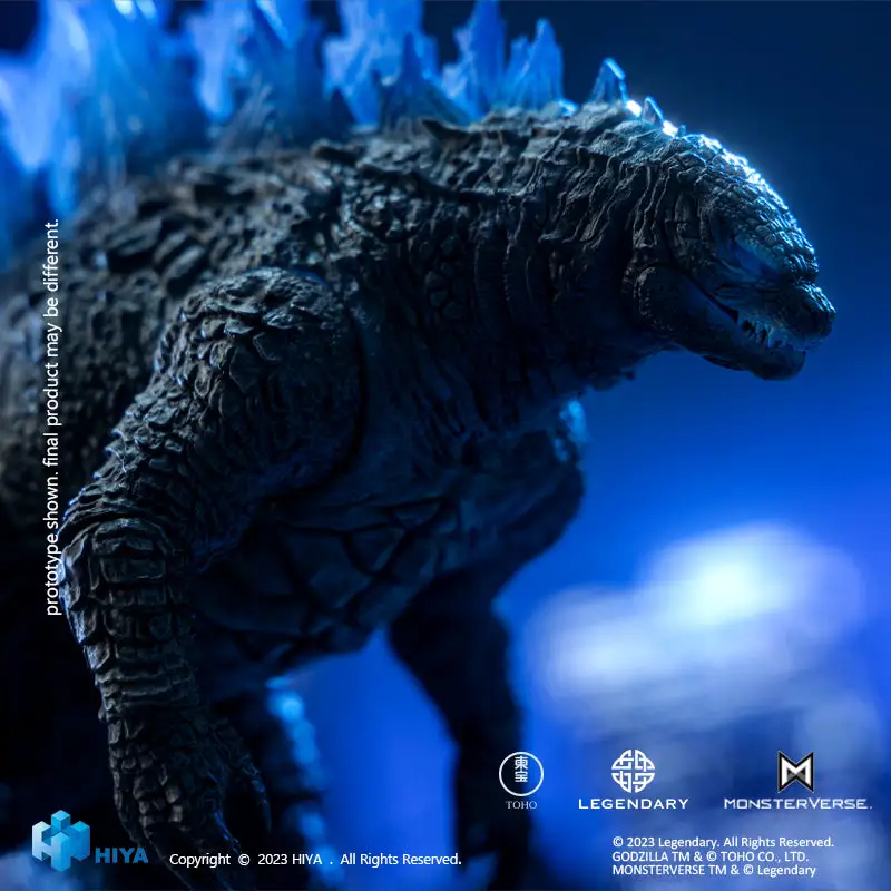 HIYA Toys Godzilla 2021 Heat Ray Translucent Figure