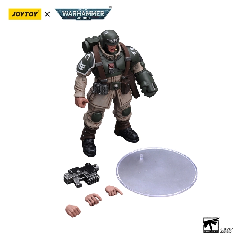 JOYTOY Warhammer 40K Astra Militarum Cadian Command Squad Veteran ...