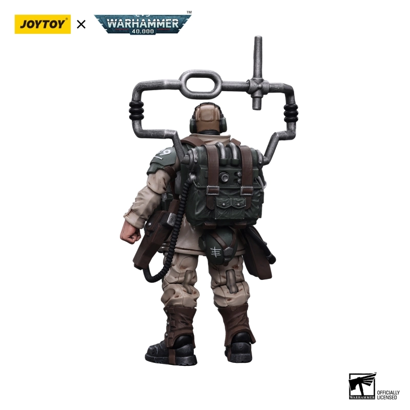 JOYTOY Warhammer 40K Astra Militarum Cadian Command Squad Veteran with ...