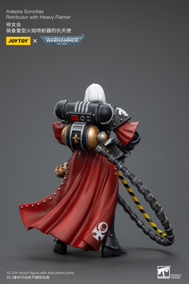 JOYTOY Warhammer 40K Adepta Sororitas Retributor with Heavy Flamer ...
